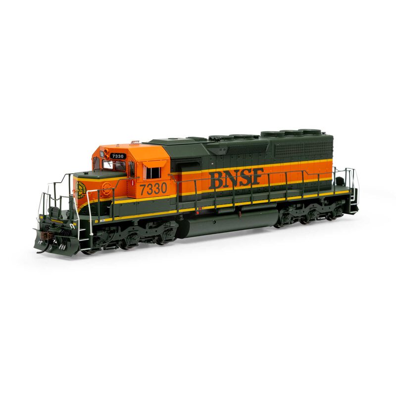 Athearn HO SD40-2 w/DCC & Sound, BNSF/Rebuilt #7330 – Hiawatha Hobbies LLC
