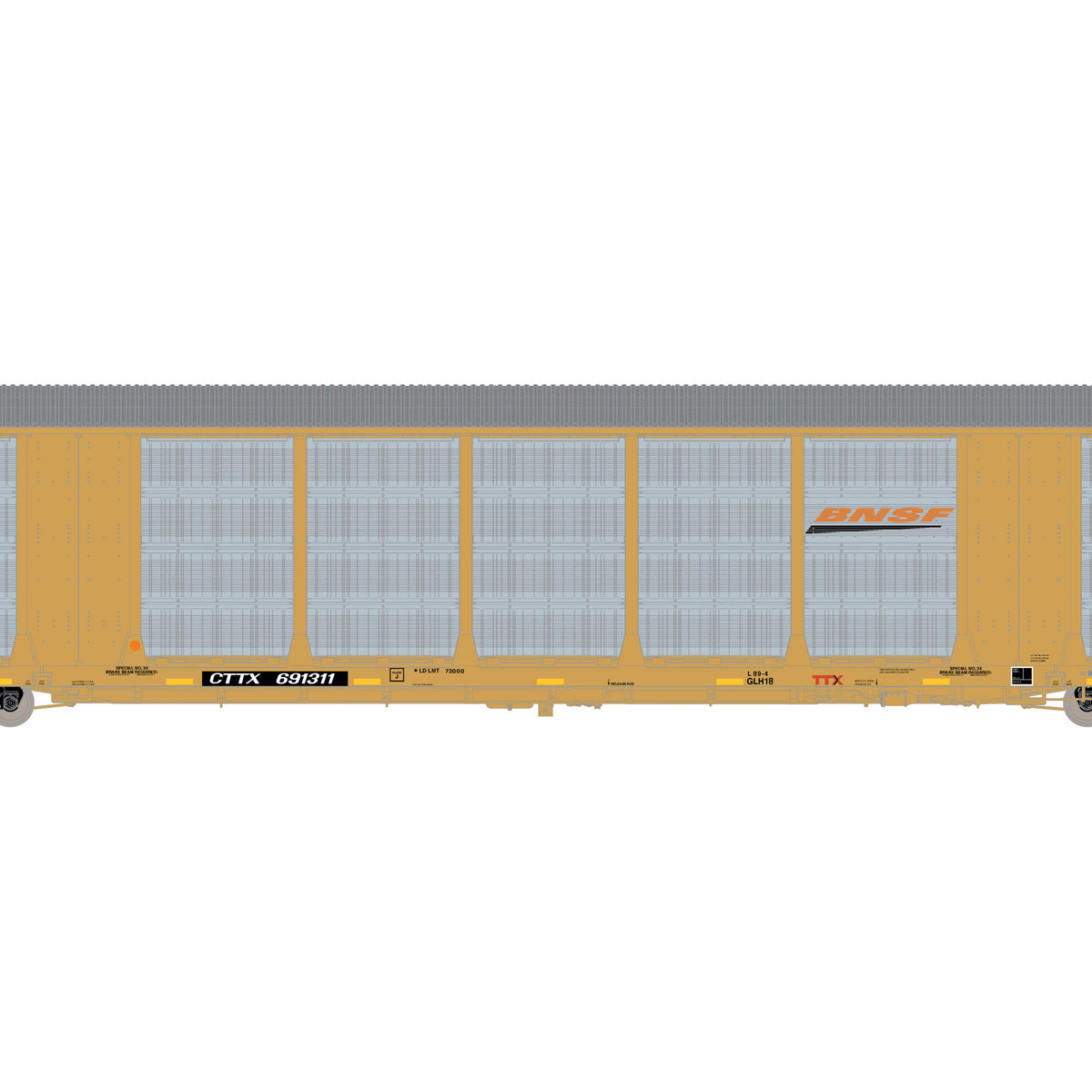 Scaletrains Rivet Counter HO Scale Gunderson Multi-Max Autorack, BNSF/ – Hiawatha Hobbies LLC