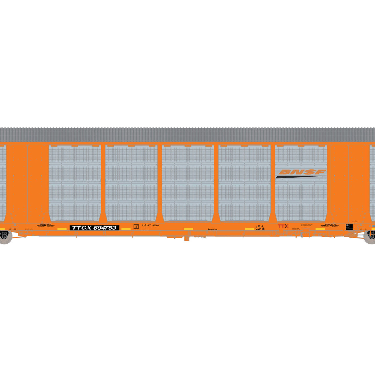 Scaletrains Rivet Counter HO Scale Gunderson Multi-Max Autorack, BNSF/ – Hiawatha Hobbies LLC