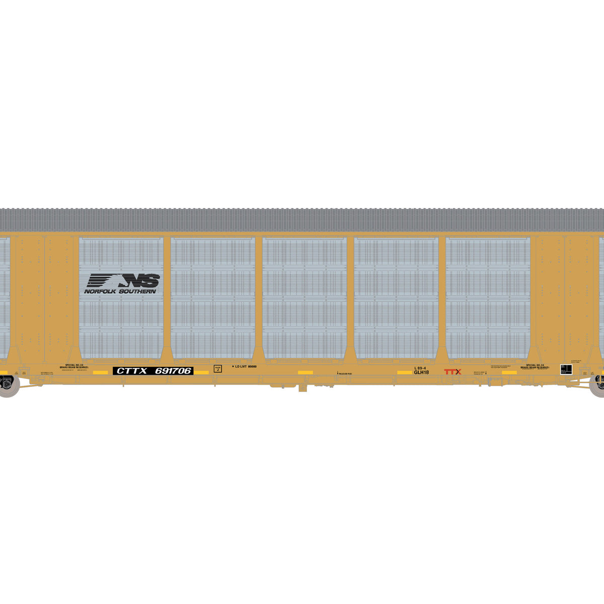 Scaletrains Rivet Counter HO Scale Gunderson Multi-Max Autorack, Norfo – Hiawatha Hobbies LLC