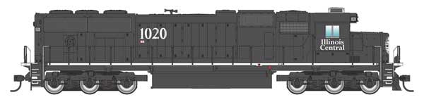 WalthersMainline HO EMD SD70 - Sound and DCC -- Illinois Central (IC ...