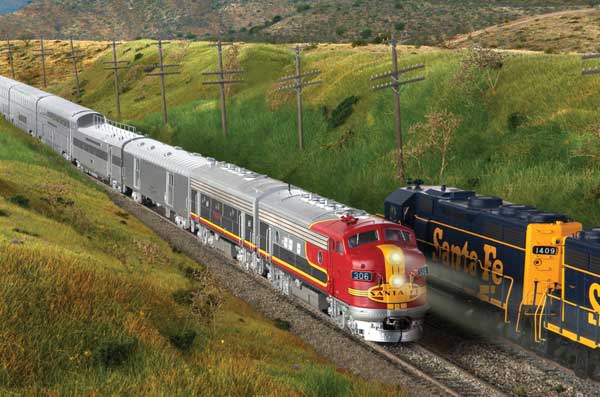 WalthersProto HO Late 1960s Combined Super Chief / El Capitan 11-Car C ...