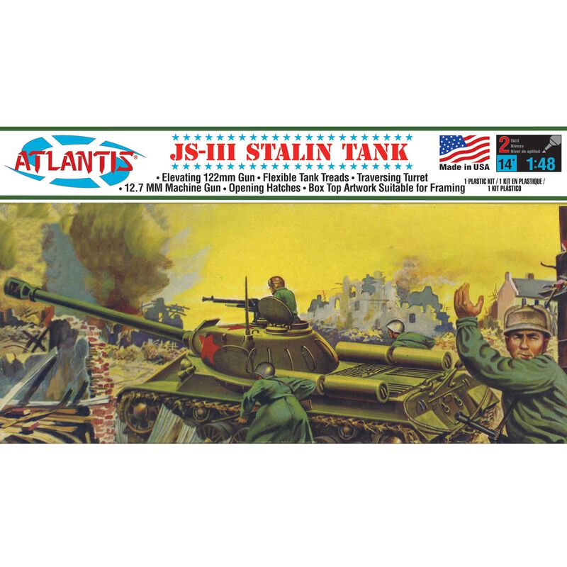 Atlantis Toy & Hobby 1/48 RUSSIAN STALIN TANK - AANA303 – Hiawatha ...