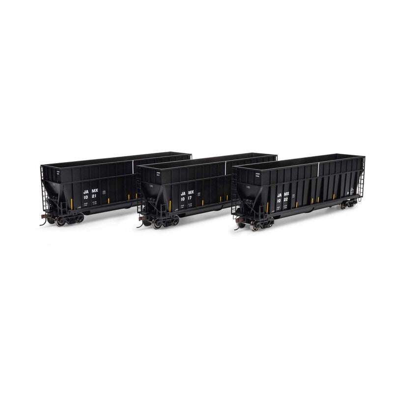 HO ATH Berwick Bathtub Extended Side Gondola, JAMX #1017/1021/1022 (3 ...