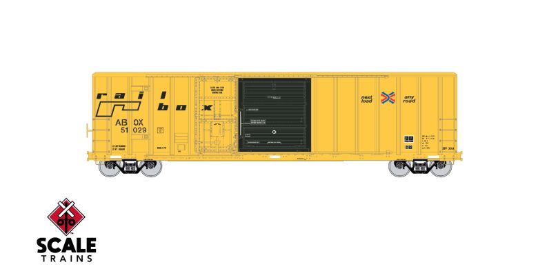 ExactRail Evolution HO Scale FMC 5277 Combo Door Boxcar, Railbox/Repai ...