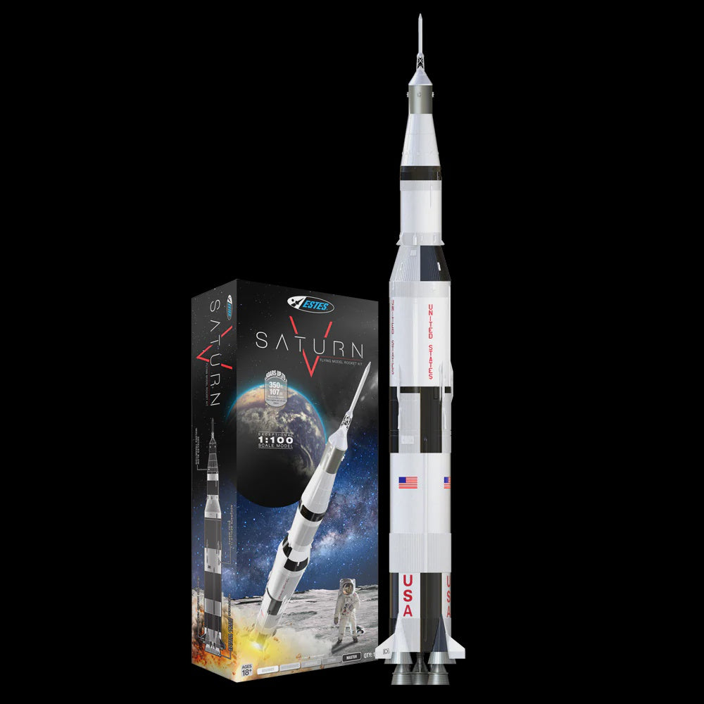 Estes Saturn V Model Rocket Kit - Master – Hiawatha Hobbies LLC