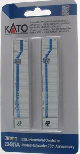 Kato, N 53' container set - Model Railroader 75th Anniversary - KAT235 ...