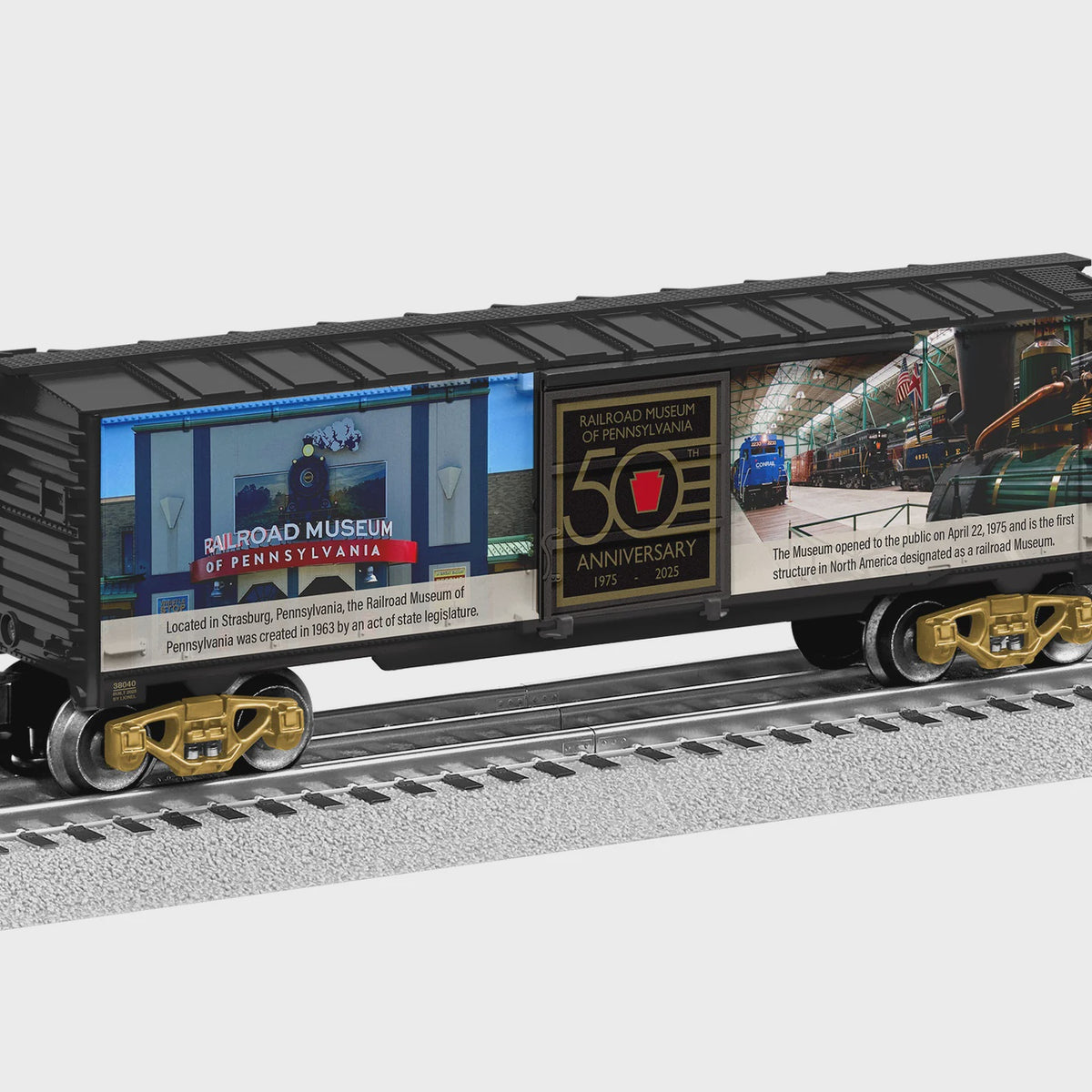 Lionel 2538040 Steel Boxcar - 3-Rail - Ready to Run -- Railroad Museum ...