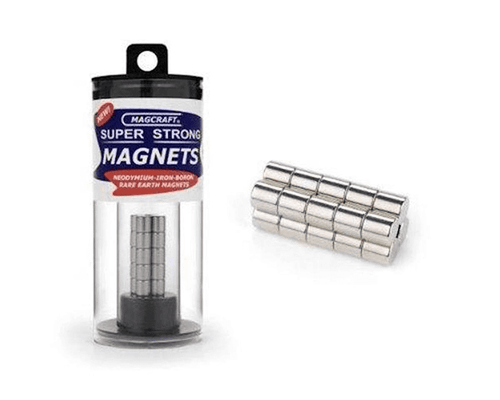 Magcraft Magnets Rare-Earth Rod Magnets, 0.25 in. Diameter x 0.25 in ...