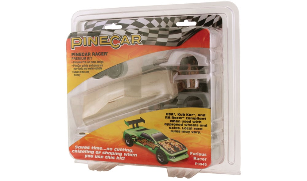 PineCar Premium Car Kit, Furious Racer - PIN3945 – Hiawatha Hobbies LLC
