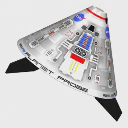 Quest Rockets - Planet Probe Rocket Kit – Hiawatha Hobbies LLC