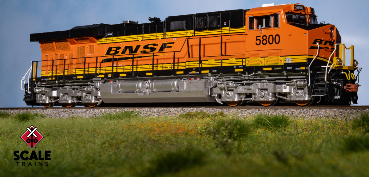 Rivet Counter HO Scale ES44AC, BNSF/Heritage III/PTC / 5822 / DC/DCC R ...