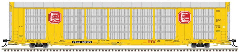 Atlas HO Gunderson Multi-Max Auto Rack, KCS #696068 - ATL20005671 ...