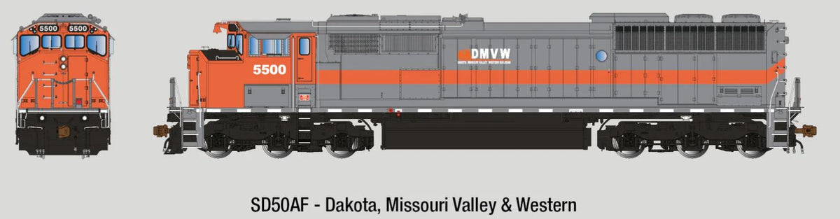 Aurora Miniatures HO GMDD SD50AF DMVW 5500 DCC / Sound – Hiawatha ...