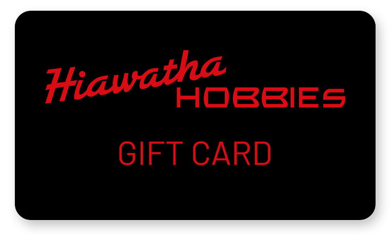 Hiawatha Hobbies Gift Card - Emailed – Hiawatha Hobbies LLC