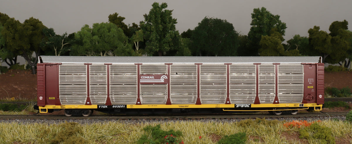 Intermounain Railway N Bi-Level Auto Rack - Conrail - Brown No Quality ...